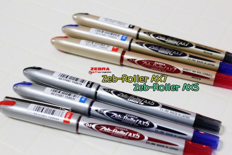[펜] 제브라 제브롤러 AX5 / AX7 (ZEBRA ZEB ROLLER.) : 네이버 블로그