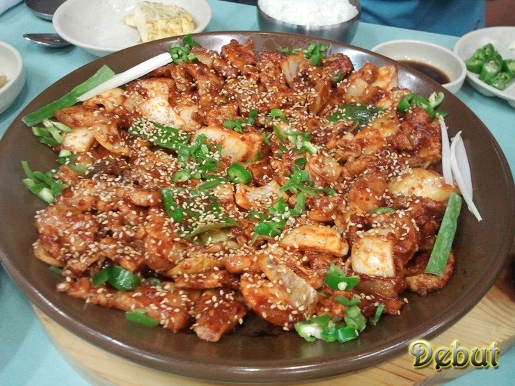제육볶음 - 익산 마동 "따봉식당" & 와바 흑맥주 : 네이버 블로그