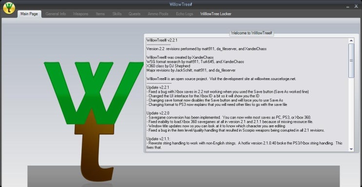 보더랜드 에디터 WillowTree v2.2.1 : 네이버 블로그