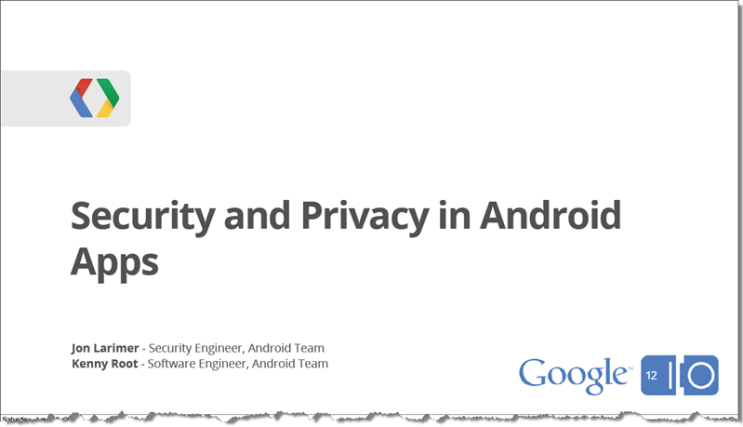 Security and Privacy in Android Apps : 네이버 블로그