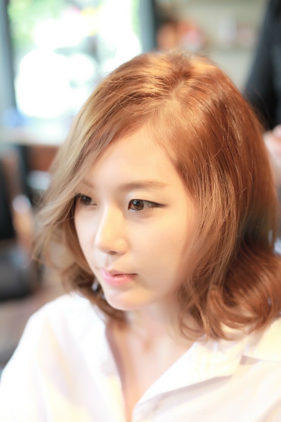 [화곡동미용실]러블리펌/단발머리/오렌지베이지브라운 : 네이버 블로그