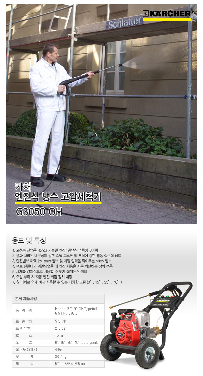 KARCHER G3050 OH (210bar) : 네이버 블로그