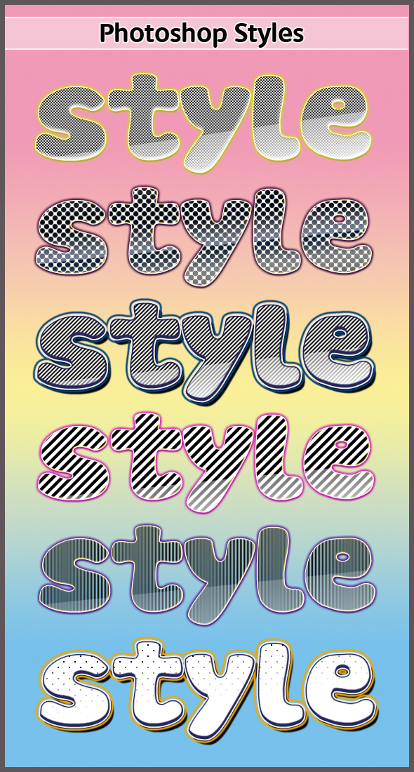 포토샵스타일/스티커스타일 : 네이버 블로그