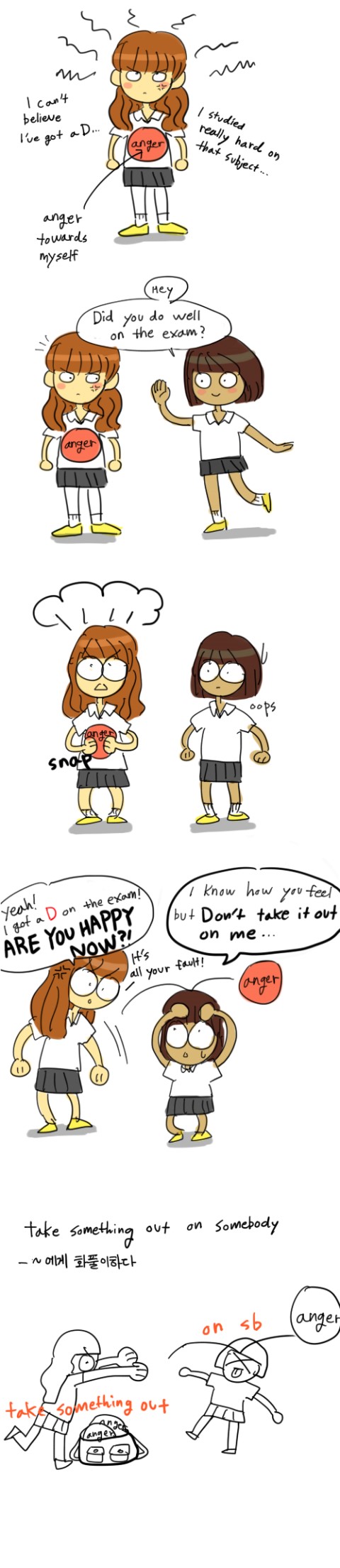 영어표현 - take something out on somebody : 네이버 블로그