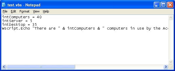 Script Center Sesame 과정 - 3 [ VBScript Special Characters ] : 네이버 블로그