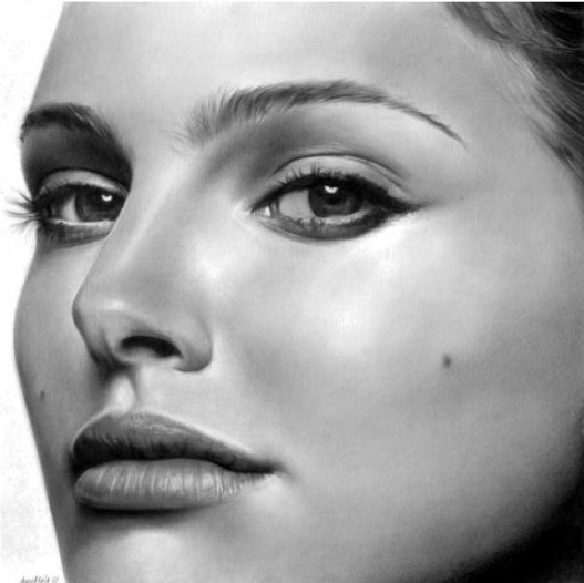연필로 그린 헐리우드 스타 초상화, Anna-Maria : 네이버 블로그