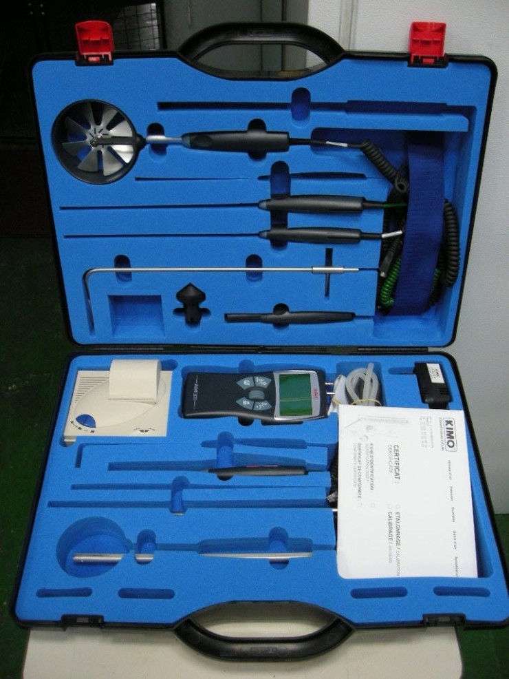 KIMO CONSTRUCTEUR AMI 300 측정기 하나로 열선풍속,온도,습도,압력,RPM을 측정하는 장비입니다 : 네이버 블로그