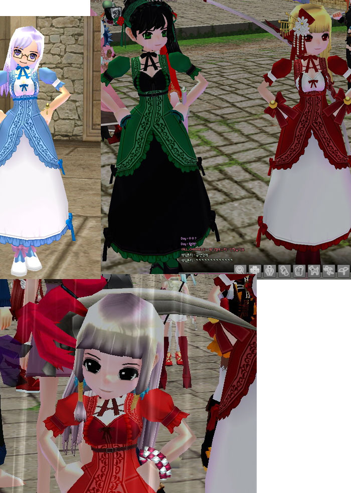 [마비노기] 크리놀린 드레스 룩 버그 : 네이버 블로그