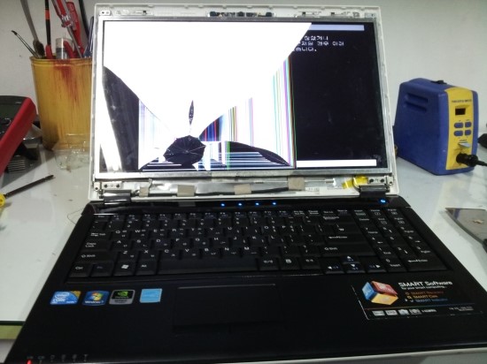 LG R580 액정교체 - 순천,광양 노트북수리 - : 네이버 블로그