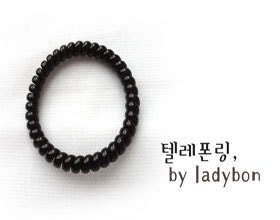 [레이디본/핸드메이드]텔레폰링(검정) : 네이버 블로그