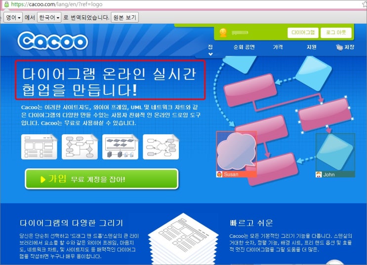 온라인 다이어그램 Cacoo 사용하기, AWS의 서비스 다이어그램협업도구 사용하기 : 네이버 블로그