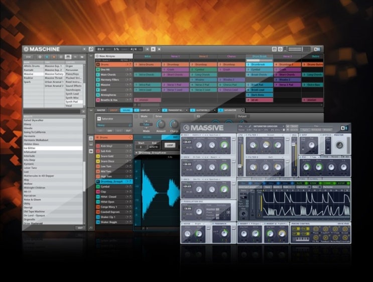 NI MASCHINE 1.8 Update 와 MASCHINE MK2 소식 (Native Instruments MASCHINE ...