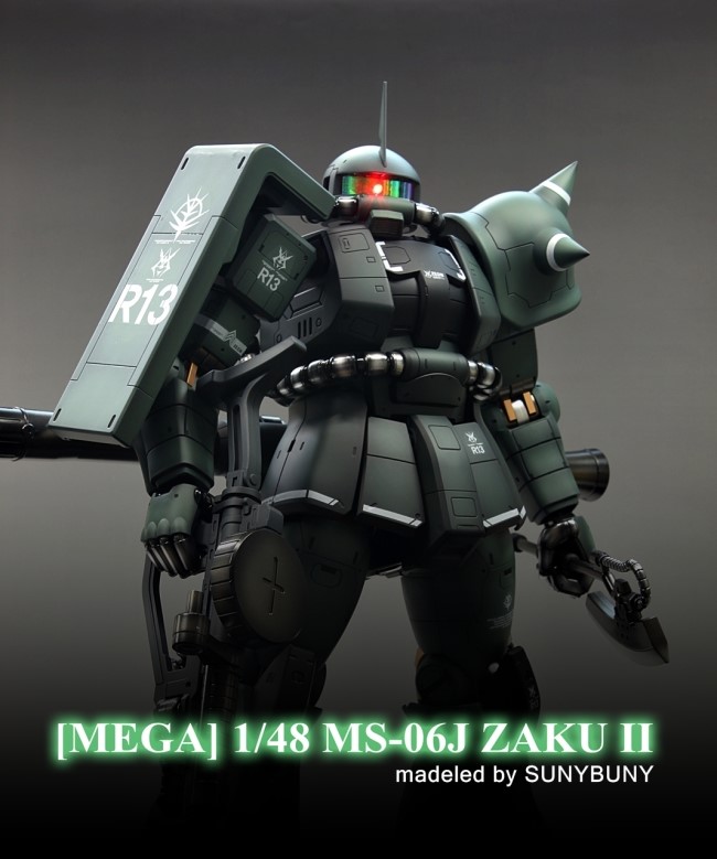 [MEGA] MS-06J ZAKU II (양산형 자쿠II) : 네이버 블로그