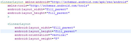 [Android]Layout 설정 LinearLayout에 관하여! : 네이버 블로그