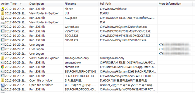 LastActivityView - NirSoft : 네이버 블로그