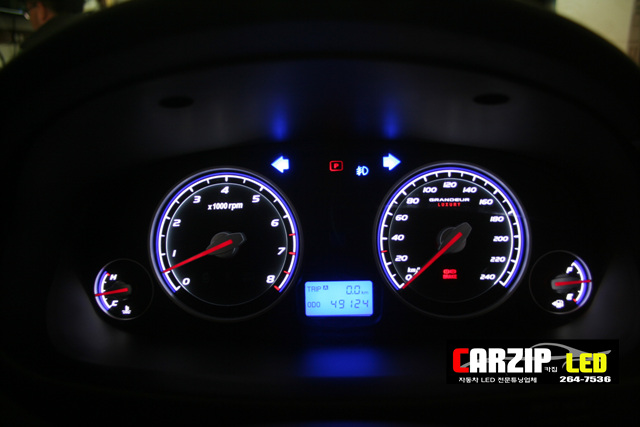 그랜져TG 계기판LED + 슈퍼비전 계기판 판넬교체 TG오디오LED+TG블랙베젤+TG턴시그널+TG아이라인LED+TG써클아이+TG아이라인LED+TG안개등LED+TG리어가니쉬 ...