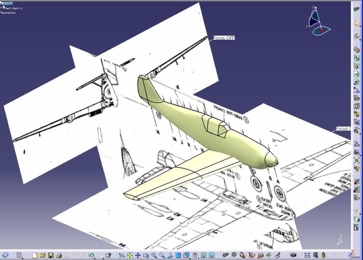 Catia Freestyle 강좌 BF109 만들기 #8 : 네이버 블로그