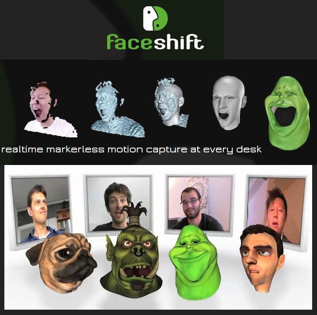 FaceShift - 키넥트 얼굴캡쳐 : 네이버 블로그