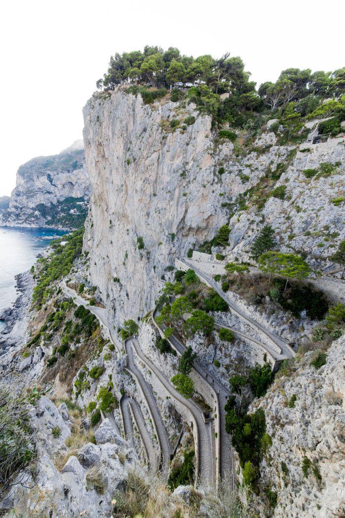 이탈리아 카프리 섬의 아름다운 절벽길 비아 크루프[Italy Capri Island,s Beautiful Cliff Road ...