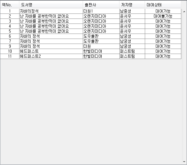 [Java] 스윙 - JTable 테이블 내용 가운데 정렬하기 : 네이버 블로그