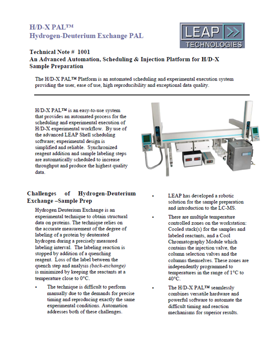 LEAP TECHNOLOGIES 소개 - High Resolution, Precise, Robotic Liquid ...