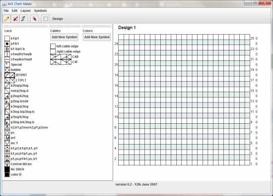 Knit Chart Maker Program Download - 니트(뜨개) 도안 그리는 프로그램입니다. : 네이버 블로그