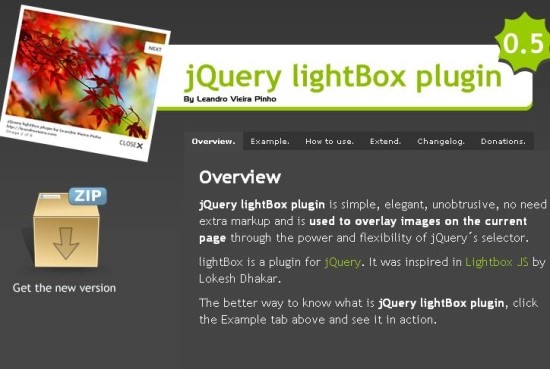 jQuery lightBox PlugIn 사용하기 : 네이버 블로그