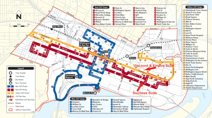 퍼스 대중교통 :) PERTH CAT, TIMETABLE (운행시간표) : 네이버 블로그