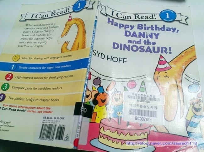 [영어원서,영어스토리북,챕터북] Happy Birthday, DANNY and the DINOSAUR! : 네이버 블로그