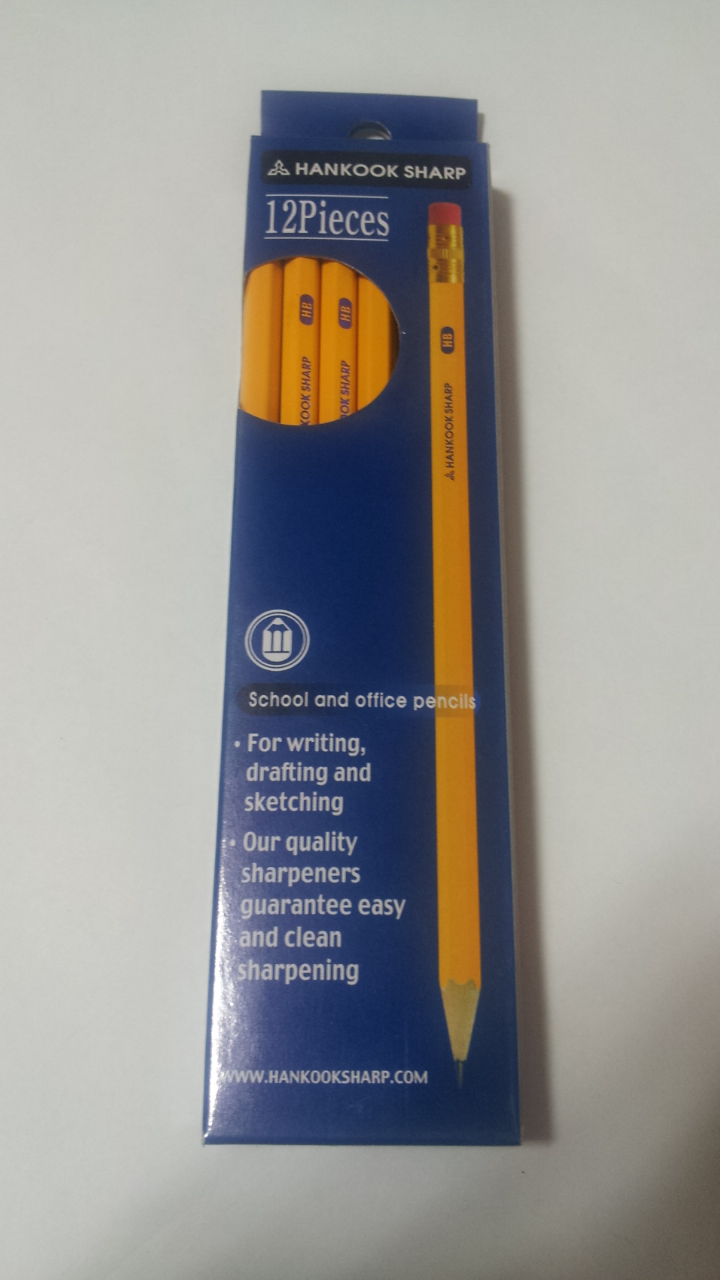 [한국샤프] Hankook Sharp 노랑 연필 / HB : 네이버 블로그
