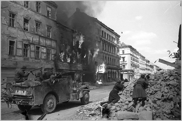소련군의 오스트리아 비엔나 점령과 공산화 야심[WW2 Soviet Army Occupation of Vienna with ...
