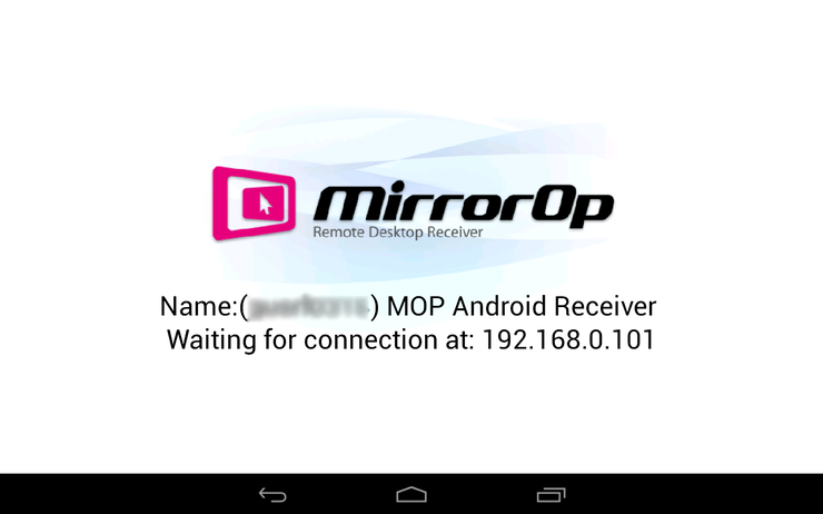 태블릿 PC로 컴퓨터 원격조종한다! MirrorOp Receiver : 네이버 블로그