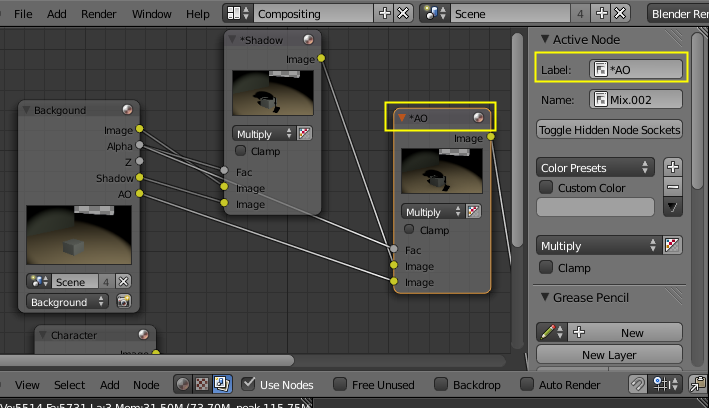 Render Layer - Shadow Pass 2 : 네이버 블로그