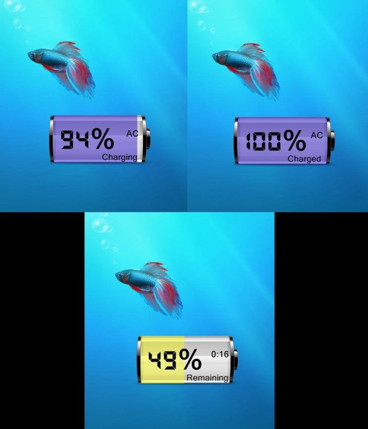 [Rainmeter] 베터리 스킨 모음 : 네이버 블로그