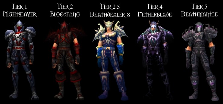 와우 (WOW) - 도적 역대 티어 세트 1~15 레이드세트 : 네이버 블로그