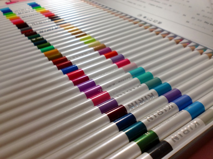 [기린(KIRIN)] - 색연필 60 colors in 36 pencils (기린 60색 36본 색연필) : 네이버 블로그