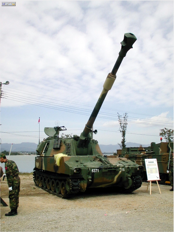 K-55의 개량형 K-55A1 자주포 : 네이버 블로그