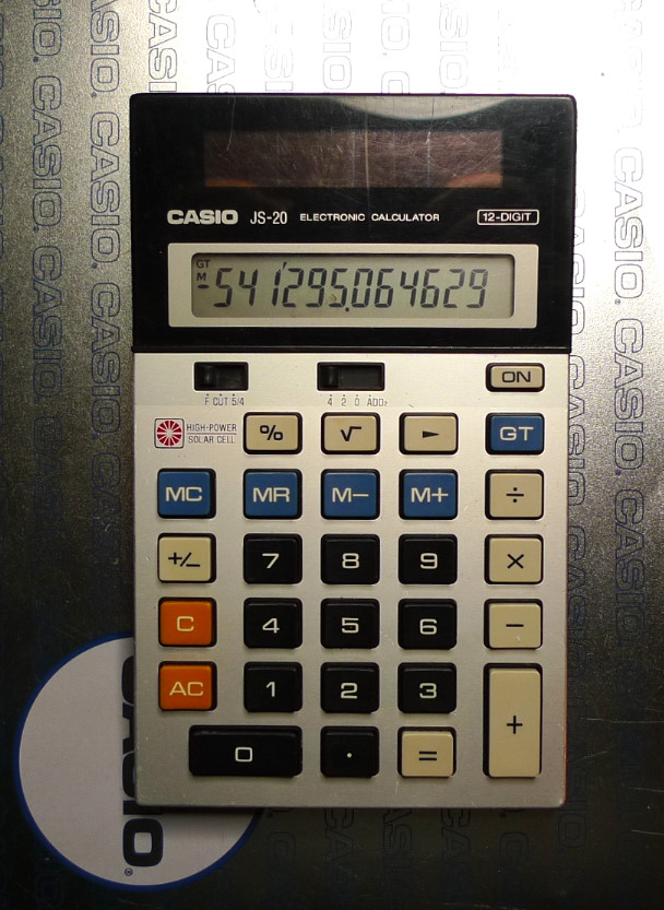 CASIO JS-20 계산기 : 네이버 블로그