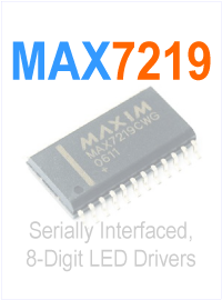 MAX7219 , MAX7221 (Serially Interfaced, 8-Digit LED Display Drivers ...