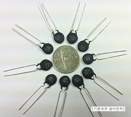 써미스터(Thermistor) DISC TYPE 제품 사진 : 네이버 블로그