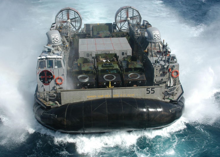 LCAC(Landing Craft Air Cushion-상륙용 호버크래프트):USA : 네이버 블로그