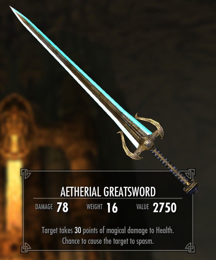 [엘더스크롤5 스카이림] - Aetherium Aetherial Swords : 네이버 블로그