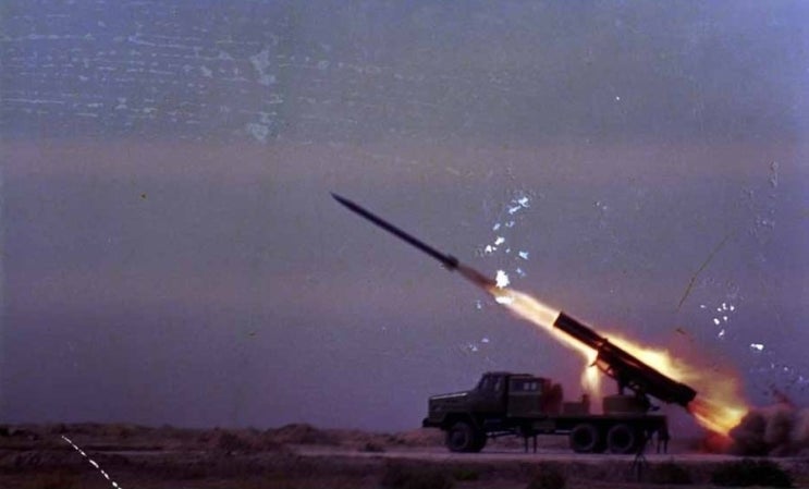 이란군이 사용한 북한제 240mm 방사포 M1985 : 네이버 블로그