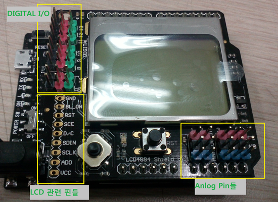 LCD4884 shield 분석 : 네이버 블로그