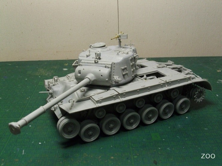 1/35 M26A1 Pershing tank 제작 : 네이버 블로그