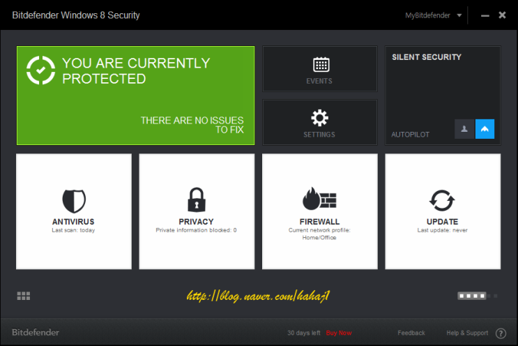 Bitdefender Windows 8 Security 간략 살펴보기 : 네이버 블로그