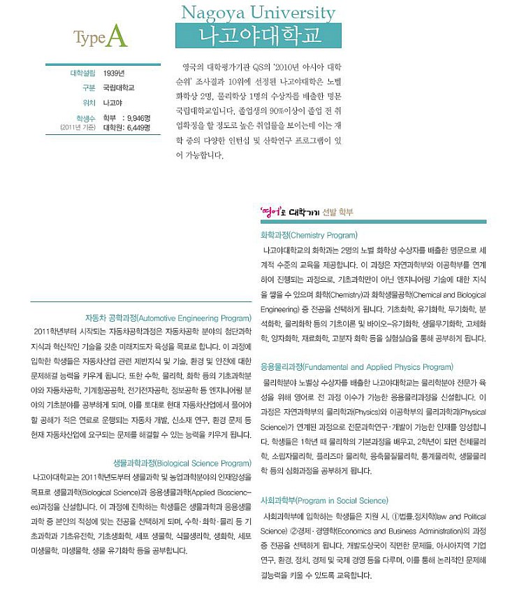 [일본대학, 영어로대학가기] 나고야대학교 [출처:KP Global Edu.] : 네이버 블로그