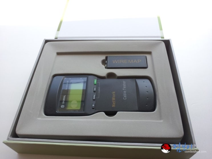 큰 맘 먹고 질렀어 - 다모일(DAMOIL) DA-SC-8108 랜테스터기 : 네이버 블로그