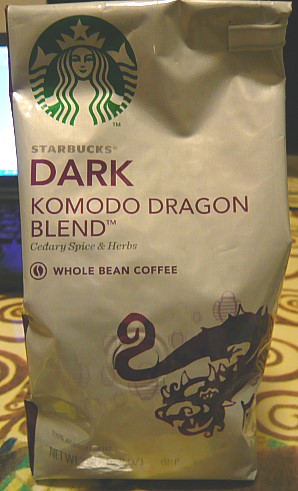 [스타벅스] 코모도 드래곤 블랜드(Komodo Dragon Blend). : 네이버 블로그