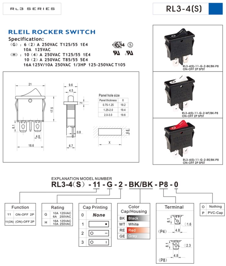 라커스위치,RL3-4(S)-11-G-2-BK/BK-P8,RL3-4(S)11-G-2-RE/BK-P8 : 네이버 블로그